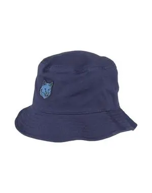 Maison Kitsuné Cotton Gabardine Bucket Hat - Midnight Blue