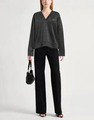 Karl Lagerfeld T-shirt In Viscose, Polyester, And Metallic Fiber