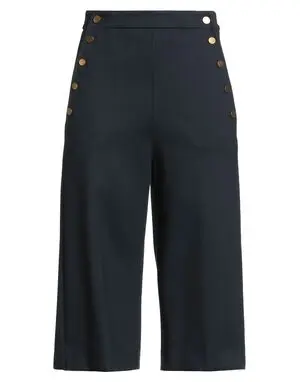 Max Mara Culottes In Wool Blend - Navy