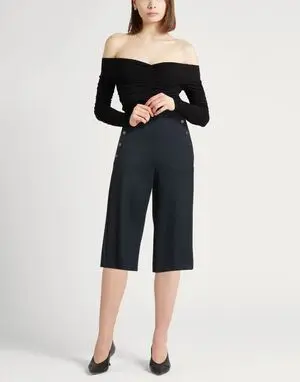 Max Mara Culottes In Wool Blend - Navy