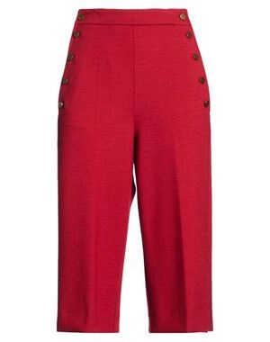 Max Mara Culottes In Wool Blend - Red