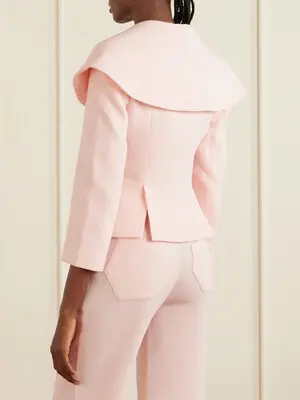 VIOLANTE NESSI Manuela Wool-crepe Jacket