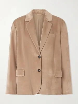 Brunello Cucinelli Corduroy Blazer - Brown