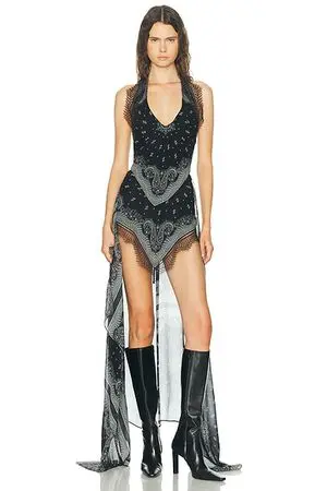 HAELO Split Bandana Dress