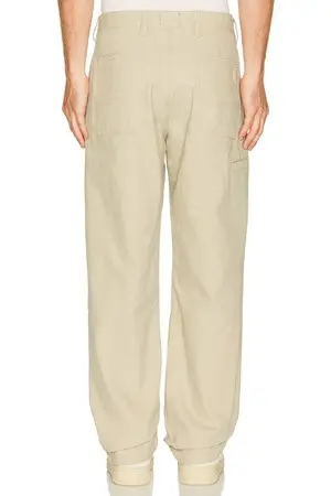 Reigning Champ Cotton Canvas Grounds Standard Pant - Sand