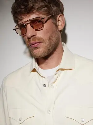 CUTLER AND GROSS 1425 Square-frame Sunglasses