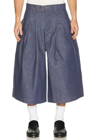 ART COMMUNITY Diptych Japanese Denim Jort