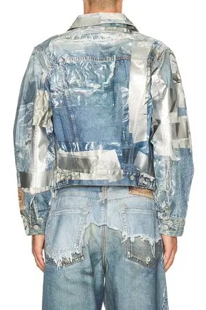 Acne Studios Ovice Tape Jacket - Mid Blue