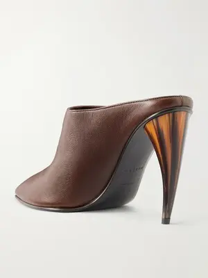 Alexander McQueen Leather Mules - Brown