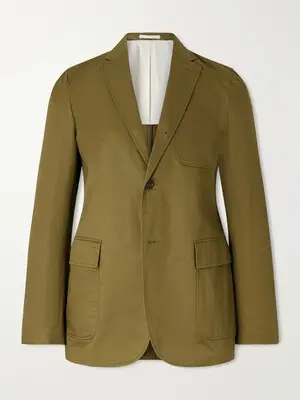 BEAMS Cotton-twill Suit Jacket
