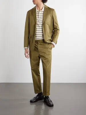 BEAMS Cotton-twill Suit Jacket