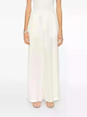 ELEH Drawstring Wide-leg Trousers - Neutrals
