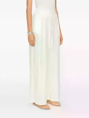 ELEH Drawstring Wide-leg Trousers - Neutrals
