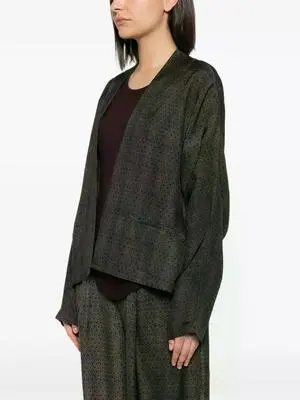 UMA WANG Geometric-pattern Klarke Jacket