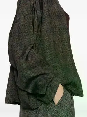 UMA WANG Geometric-pattern Klarke Jacket