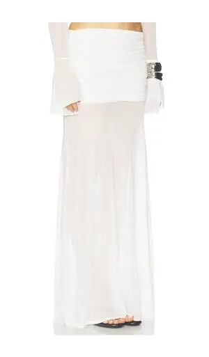 FENERS Susurro Tulle Skirt - Blanc