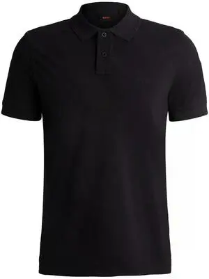BOSS Logo-print Cotton Polo Shirt