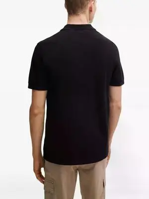 BOSS Logo-print Cotton Polo Shirt