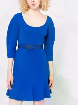 Stella McCartney Puff-sleeve Belted Dress