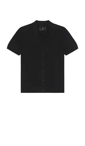 Reigning Champ Cotton Linen Piazza Shirt - Black