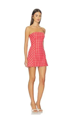 Amanda Uprichard Daisy Romper - Red
