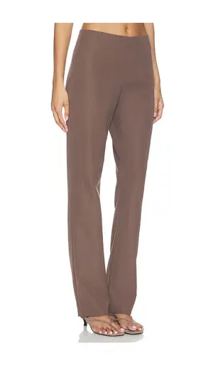 ST. AGNI Silk Canvas 90s Minimal Pants