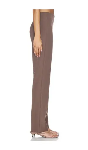 ST. AGNI Silk Canvas 90s Minimal Pants