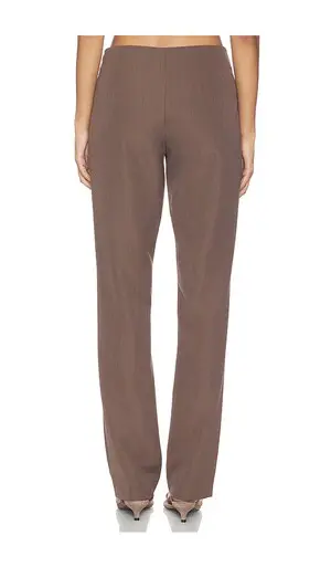 ST. AGNI Silk Canvas 90s Minimal Pants