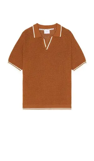 PERCIVAL Casa Martini Knitted Tennis Polo