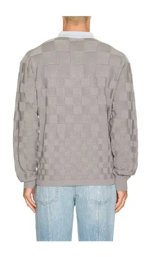 Filling Pieces Long Sleeve Knit Rugby Shirt