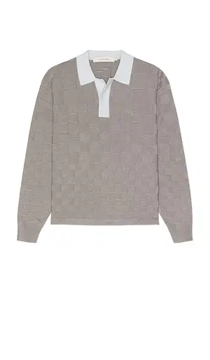 Filling Pieces Long Sleeve Knit Rugby Shirt