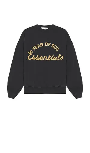 Fear Of God Training 90's Crewneck Sweatshirt - Faded Black