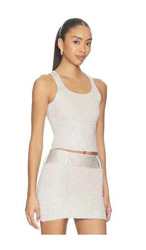 AYA MUSE Avel Metallic Knit Top