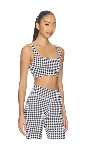 Strut This The Jolie Sports Bra In Black,white