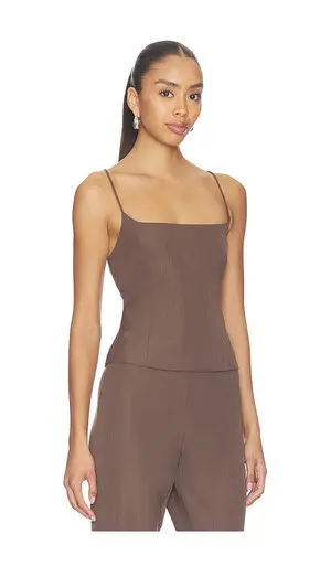 ST. AGNI Silk Canvas Cami