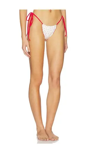 Frankies Bikinis Tidal Cotton Bikini Bottom