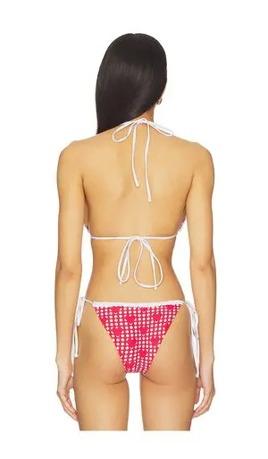 Frankies Bikinis Nick Ruffle Bikini Top - Cupid