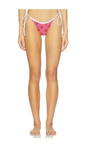 Frankies Bikinis Mackenzie Ruffle Bottom - Cupid