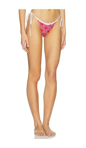 Frankies Bikinis Mackenzie Ruffle Bottom - Cupid