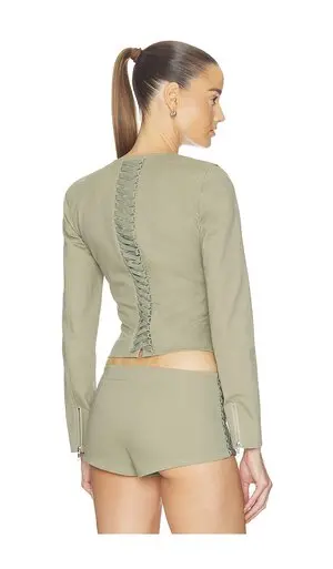 HAELO Lace Up Jacket
