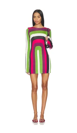 Cala De La Cruz Printed Dresses