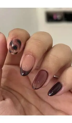 NEVER HAVE I EVER French Leopard Press-on Nails
