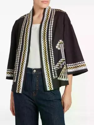TEMPERLEY LONDON Embroidered Linen Jacket