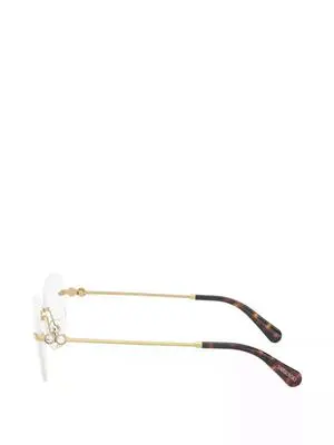 SWAROVSKI Rimless Geometric-frame Glasses