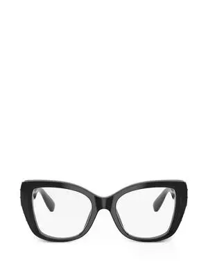 SWAROVSKI Cat-eye Eyeglasses - Black