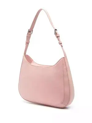 Calvin Klein Logo-embossed Grained Shoulder Bag