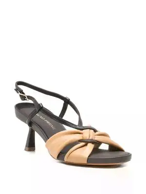 BRUNO PREMI Knotted Slingback Sandals - Neutrals