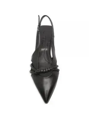 POMME D´OR Knotted Slingback Flat Pumps