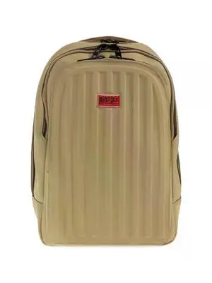 DIESEL® Ribbed Logo-plaque Backpack - Neutrals