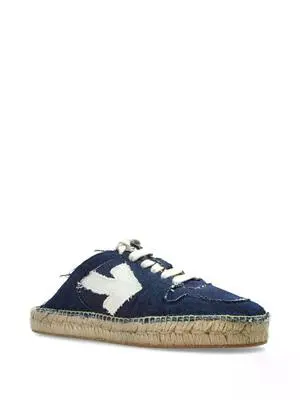 Off-White Arrows-motif Frayed Mules